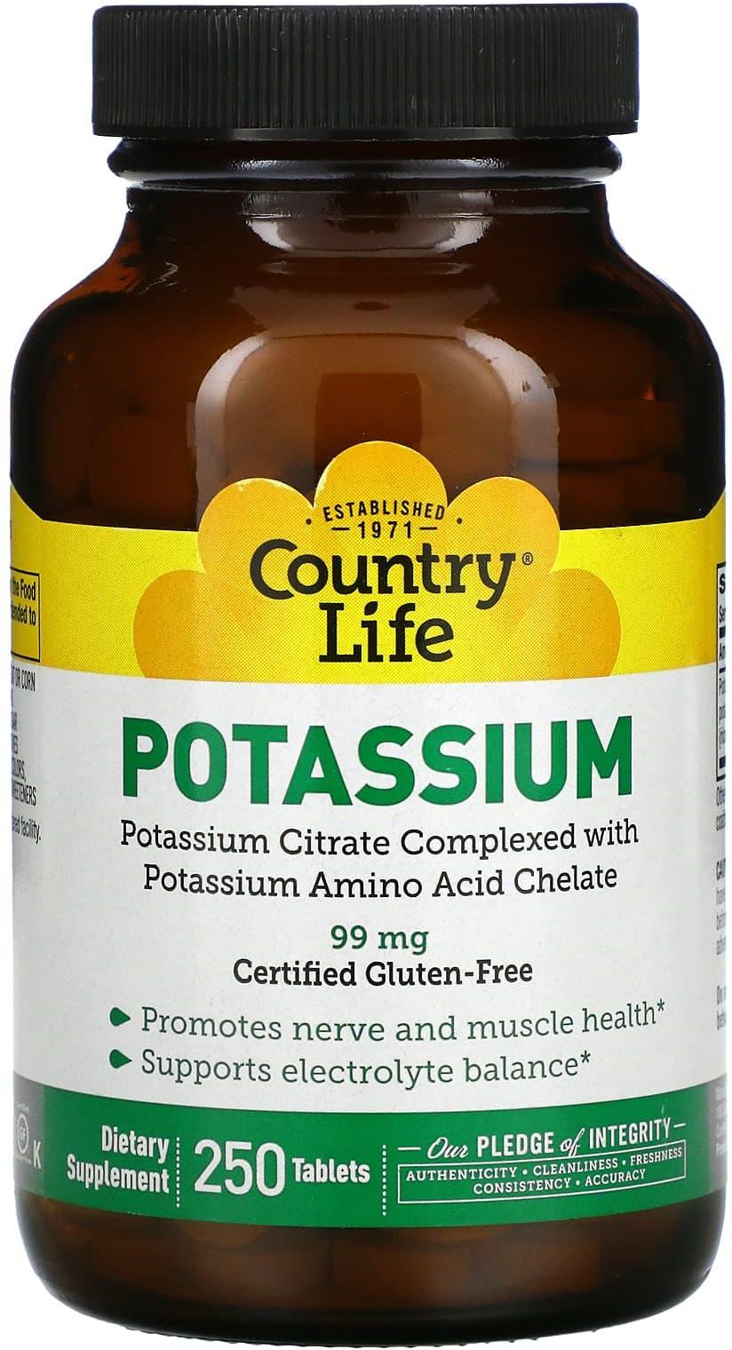 Country Life Potas 99 Mg 250Tabl. - Opinie i ceny na Ceneo.pl