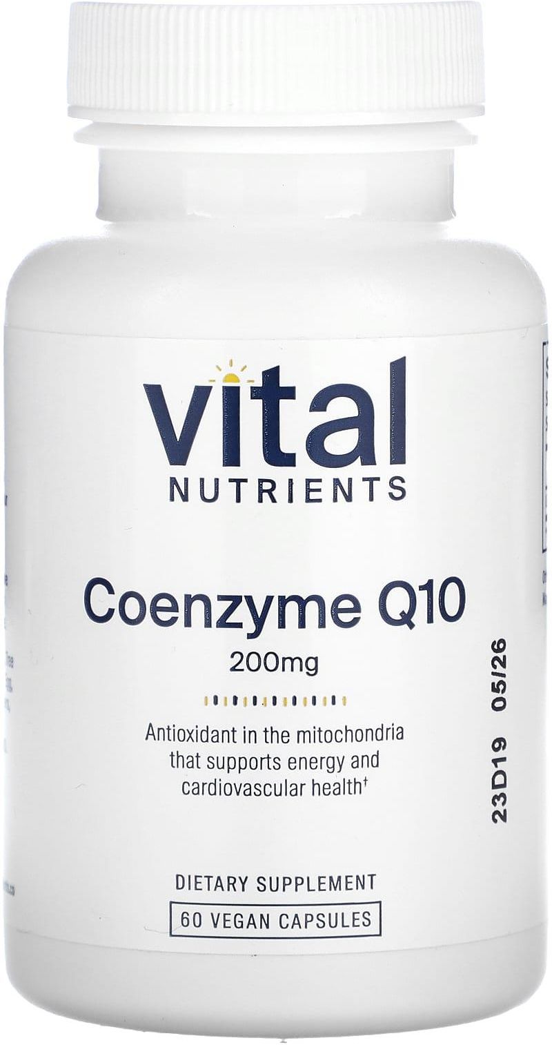 Vital Nutrients Coenzyme Q10 200 Mg 60 Kaps - Opinie i ceny na Ceneo.pl