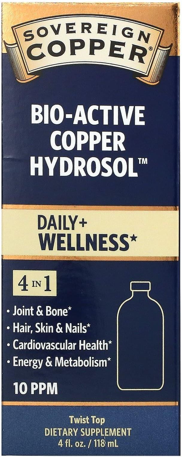 Sovereign Silver Bio-Aktywny Miedź Hydrozol 10 Ppm 118ml - Opinie i ...