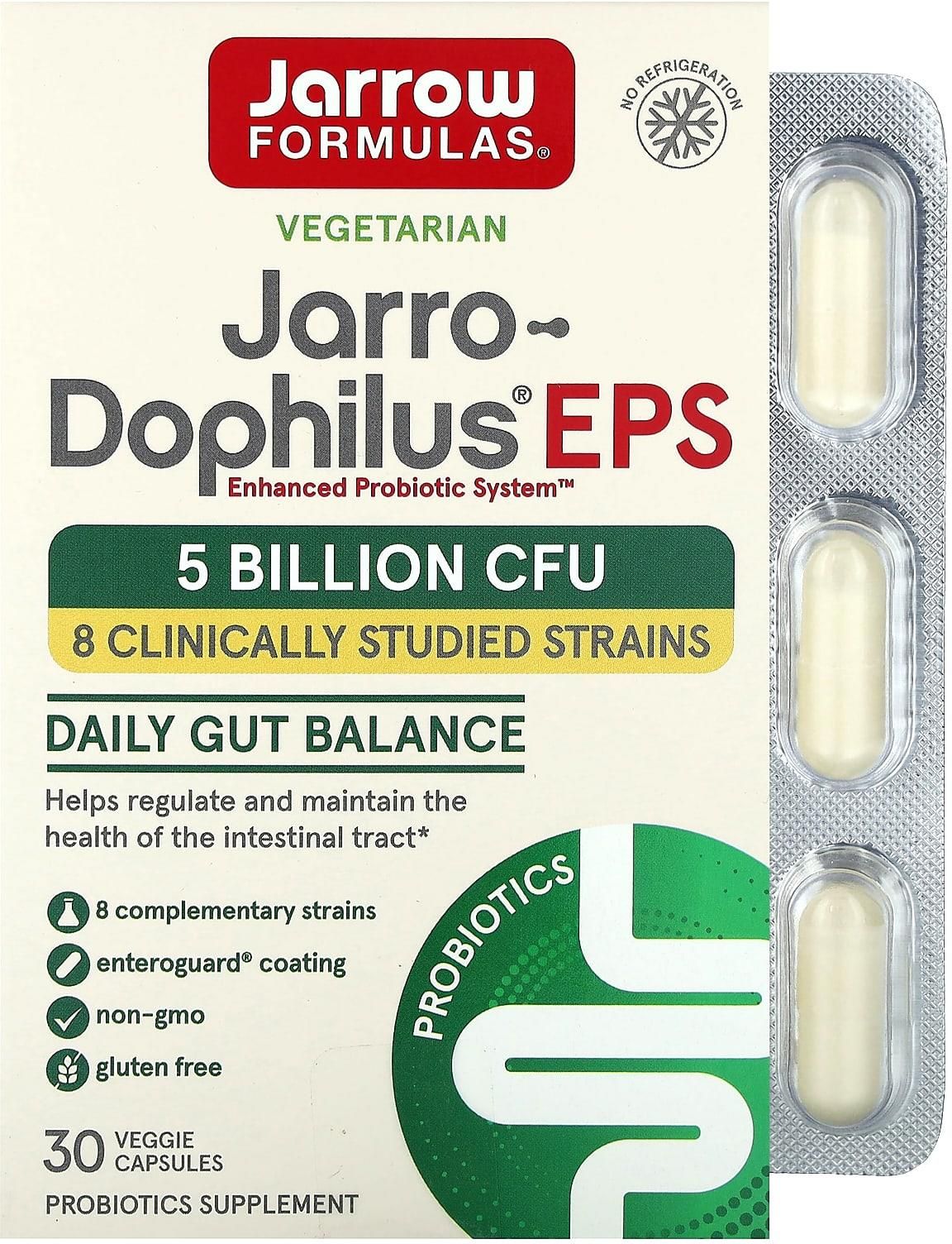 Jarrow Formulas Jarro-Dophilus Eps 5 Billion Cfu 30 Veggie Kaps ...