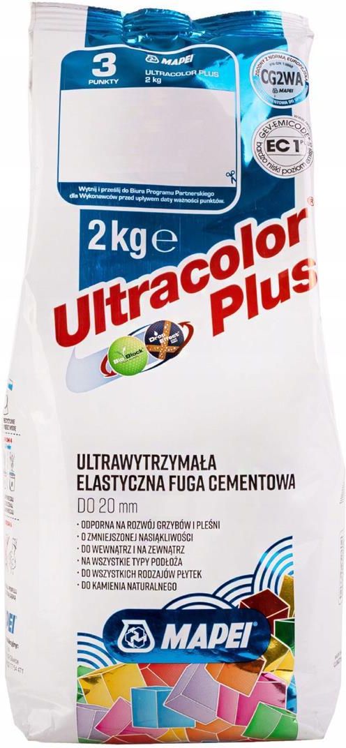 Fuga Mapei fuga ULTRACOLOR PLUS 177 SZAŁWIA 2KG - Opinie i ceny na Ceneo.pl