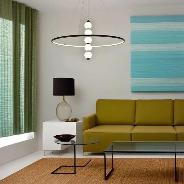 Nowoczesna lampa led Sunrise czarna 80cm z barwą neutralną 4000K ...