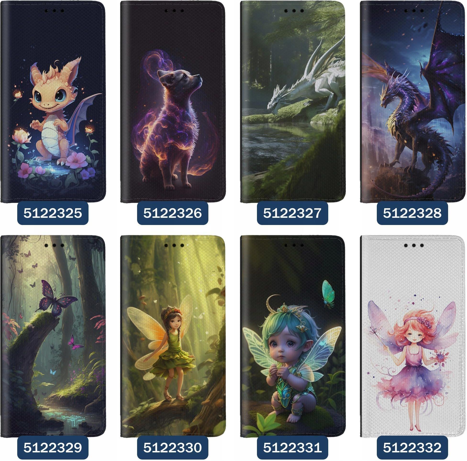 Superetui Etui z klapką do Oppo A79 5G Fantasy Wróżka Magia Różdżka ...