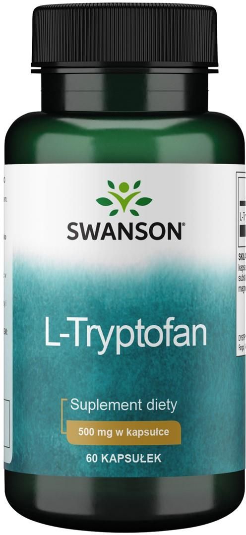 L Tryptofan 500Mg 60Kaps Swanson Suplement Diety - Opinie i ceny na ...