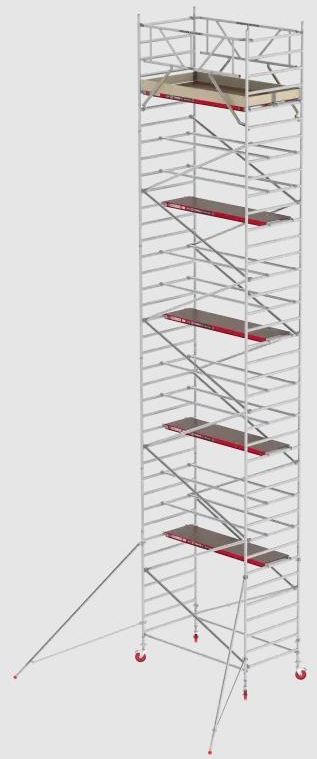 ALTREX Rusztowanie jezdne (1,35x2,45m) wys. rob. 12,20m seria 4200 ...
