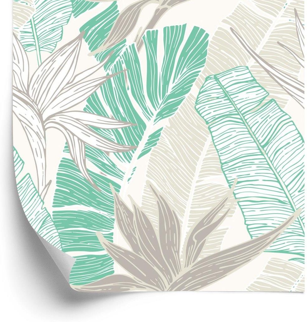 Emaga Tapeta Liście Palmy I Bananowca - Opinie i ceny na Ceneo.pl
