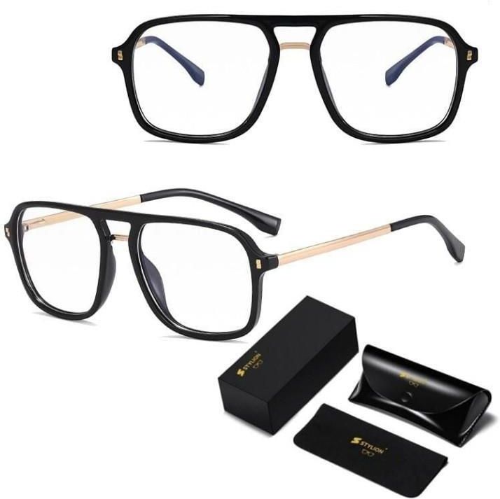 Stylion Okulary Pilotki Zerówki Do Komputera Blue Light Z Flexami 25131 ...