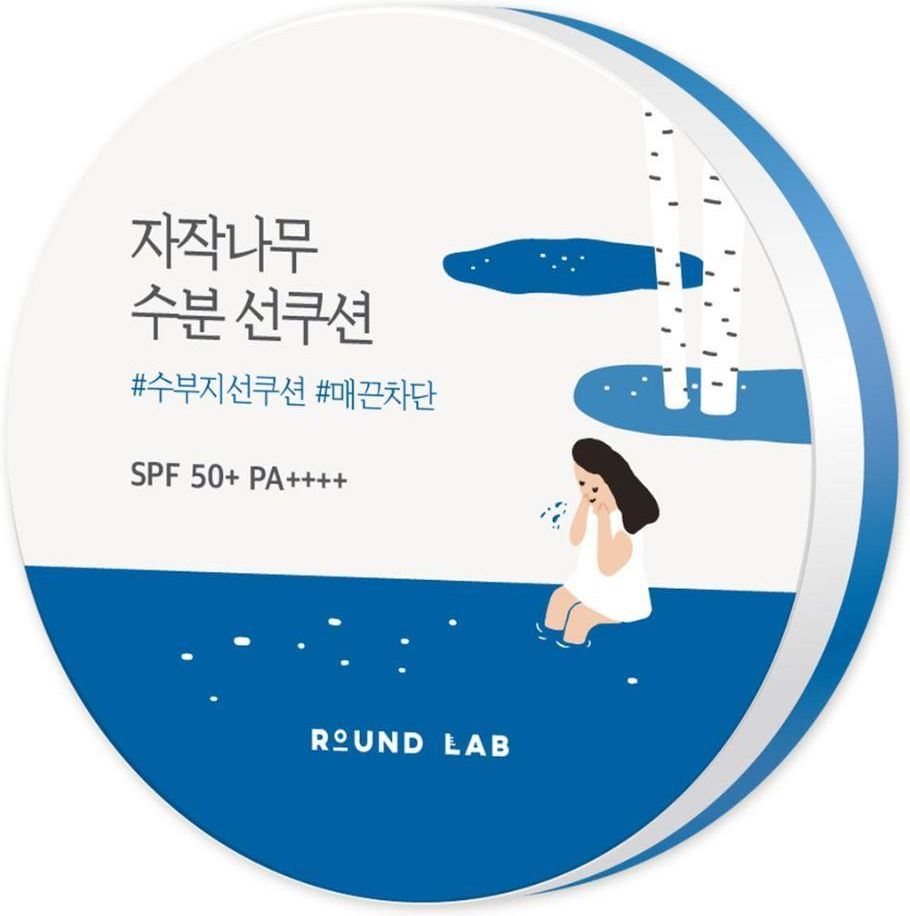 Round Lab Birch Juice Moisutrizing Sun Cushion Spf 50+ Pa++++ Krem ...