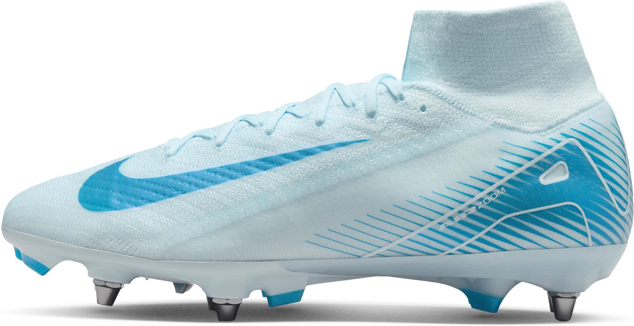 Korki piłkarskie o wysokim profilu SG-Pro Nike Mercurial Superfly 10 Elite SG-Pro - Niebieski ...