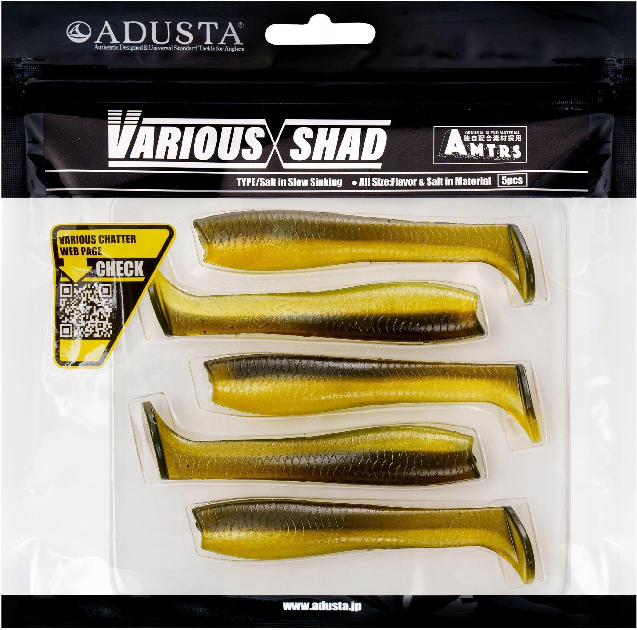 Adusta Various Shad 4 10cm 118 Ghost Ayu - Ceny i opinie - Ceneo.pl