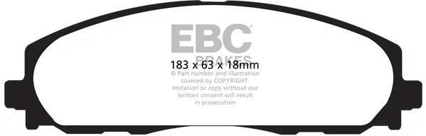 Klocki hamulcowe Ebc Brakes Zestaw Klocków Hamulcowych Hamulce Tarczowe ...