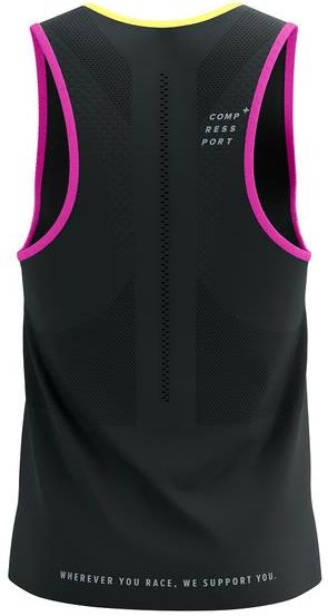Compressport Koszulka Biegowa Pro Racing Singlet Black/Safe Yellow/Neo ...