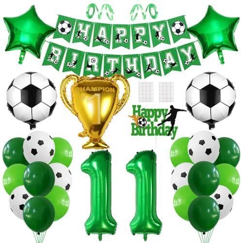 Ceqiny Balon Na 11 Urodziny W Piłce Nożnej Dekoracja Urodzinowa ...