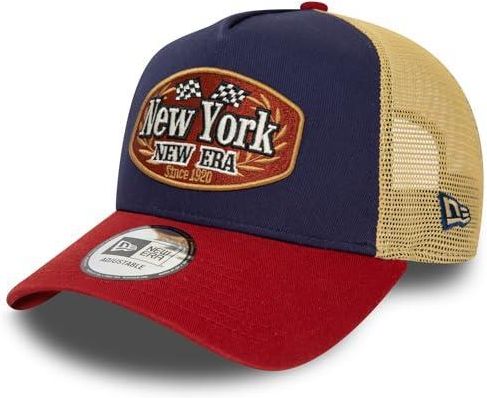 New Era E-Frame Trucker Cap - Motorsport Racing Navy, grantowy, jeden ...