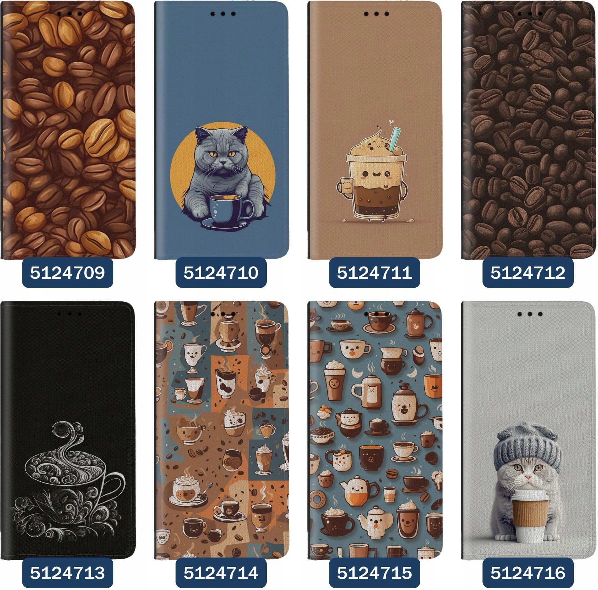 Superetui Etui Z Klapką Do Xiaomi Redmi Note 8 Pro Kawa Kawusia Ziarna Kubek - Etui na telefon ...