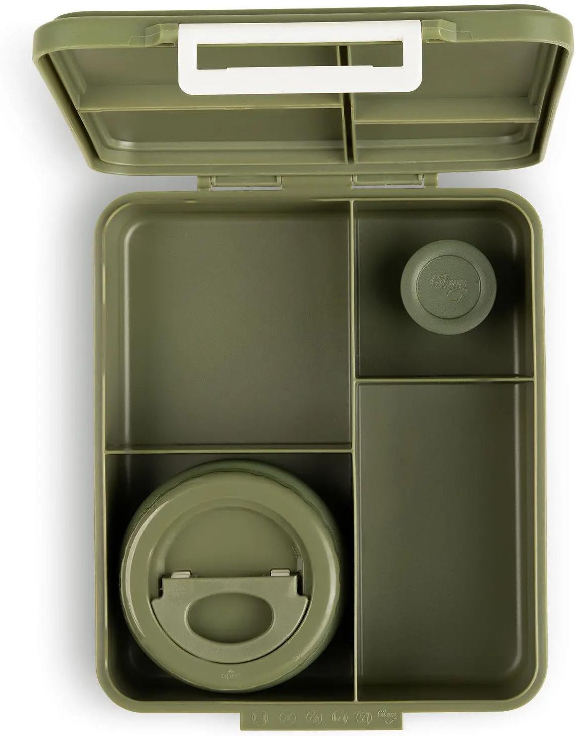 Citron Grand Lunch Box Z Termosem Green - Ceny i opinie - Ceneo.pl