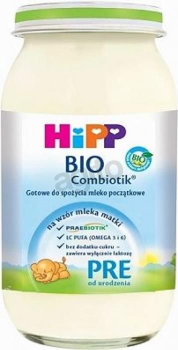 Hipp Pre Bio Combiotik Mleko Początkowe Płynne Od Urodzenia 90 Ml ...
