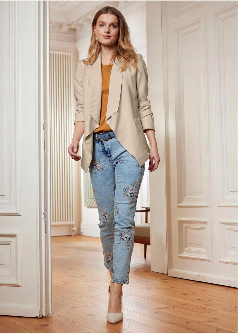 36 Bonprix uct Jeansy Z Nadrukiem - Ceny i opinie - Ceneo.pl