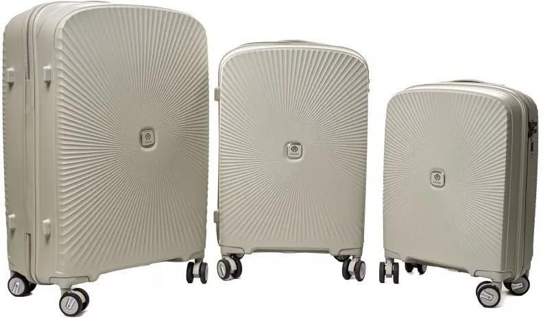 Zestaw 3 walizek KEMER RGL PP2401 Rice ash - Ceny i opinie - Ceneo.pl