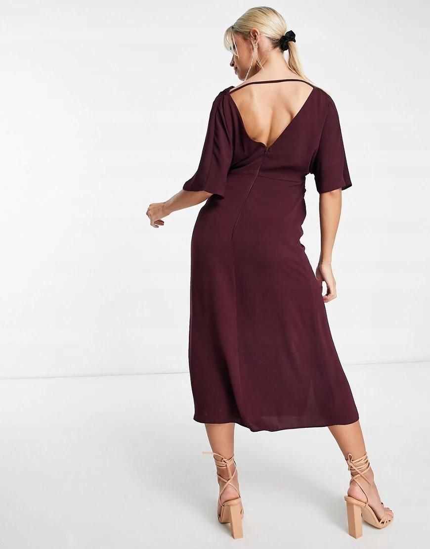 Asos Maternity nic Odkryte Sukienka MIDI Plecy Drapowana M NH8 - Ceny i ...