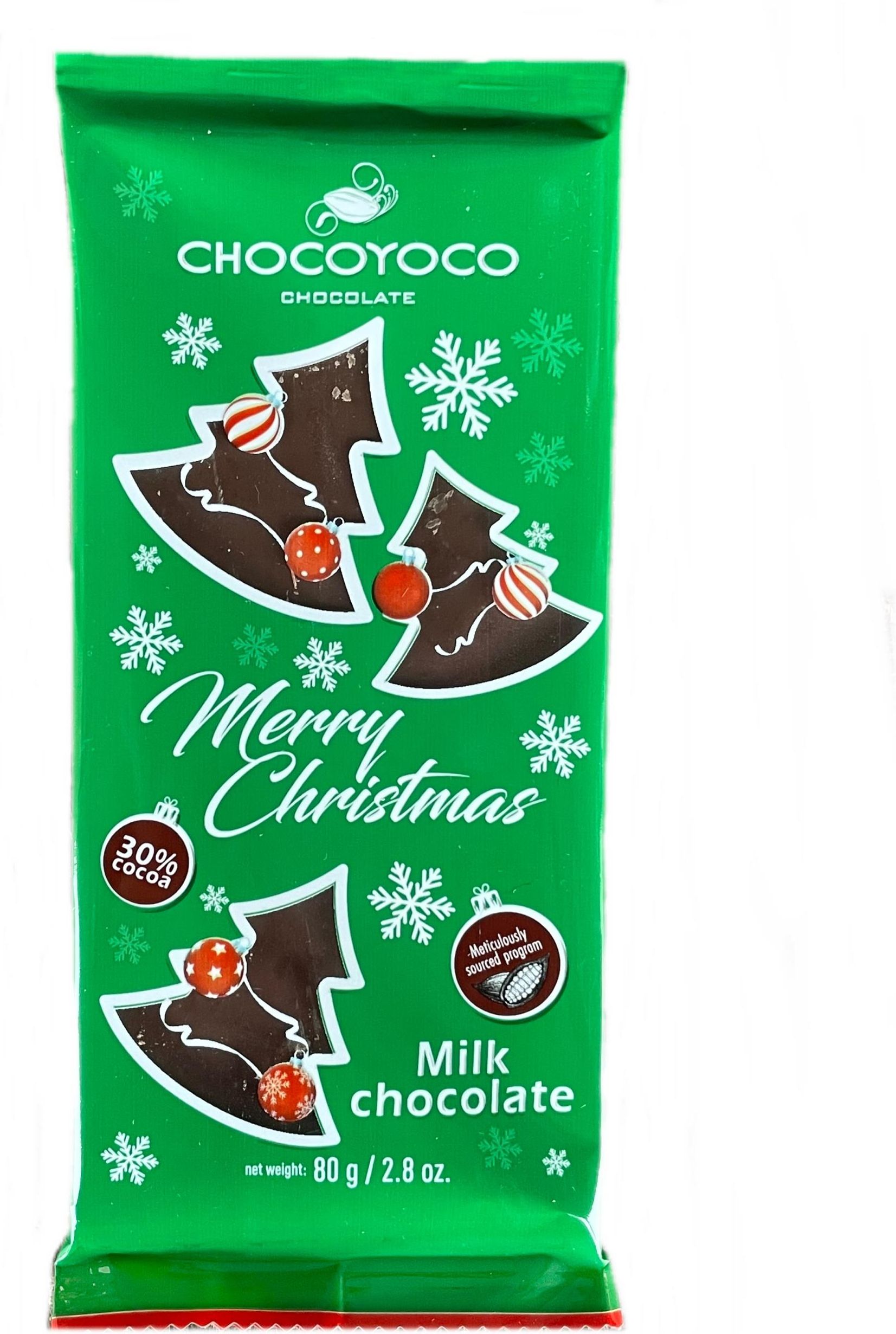 Chocoyoco Czekolada Mleczna Idealna Na Święta Bożego Narodzenia 80G ...