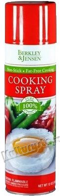 Berkley Cooking Spray Beztłuszczowy Olej Do Smażenia 340 G Reduktor ...