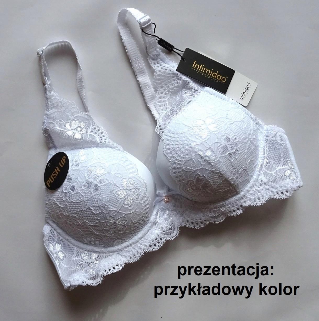 Intimidao koronkowy biustonosz Max push up beżowy 80 B - Ceny i opinie ...
