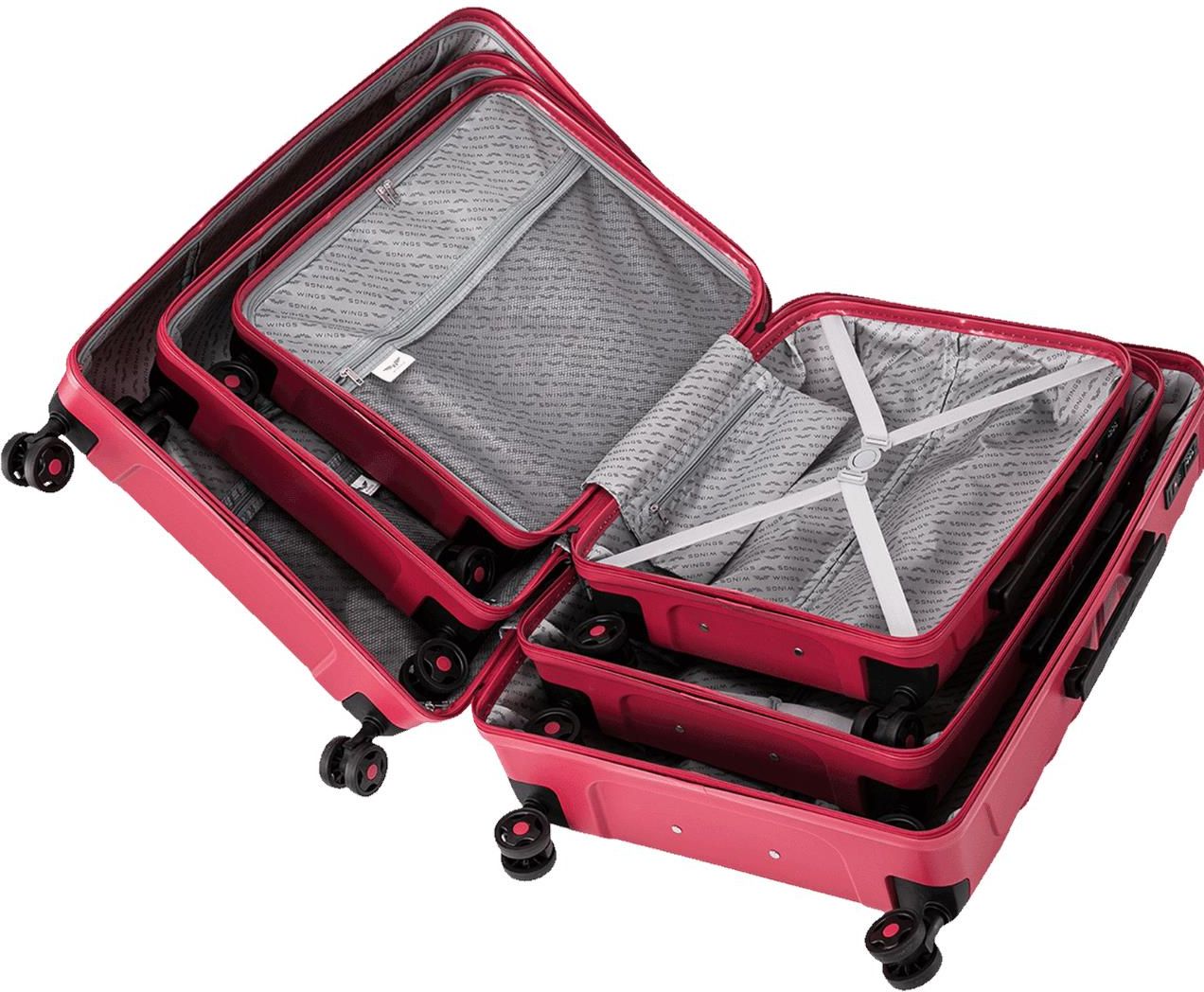Walizka kabinowa Wings PHOENIX polipropylen 20 WHITE - Ceny i opinie ...
