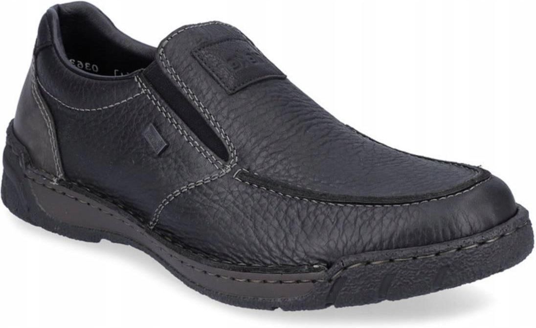 Półbuty Skórzane wsuwane lekkie buty męskie Rieker - Ceny i opinie ...