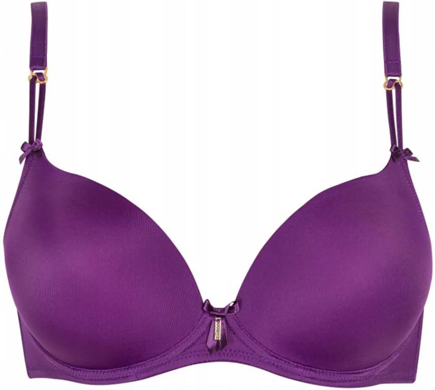 Biustonosz Push-Up Corin Virginia 16871 Gładki Usztywniany Fioletowy ...