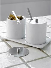 STEEL-FUNCTION zestaw 2 pojemników ceramicznych 21,5 cm SF_66502 ...