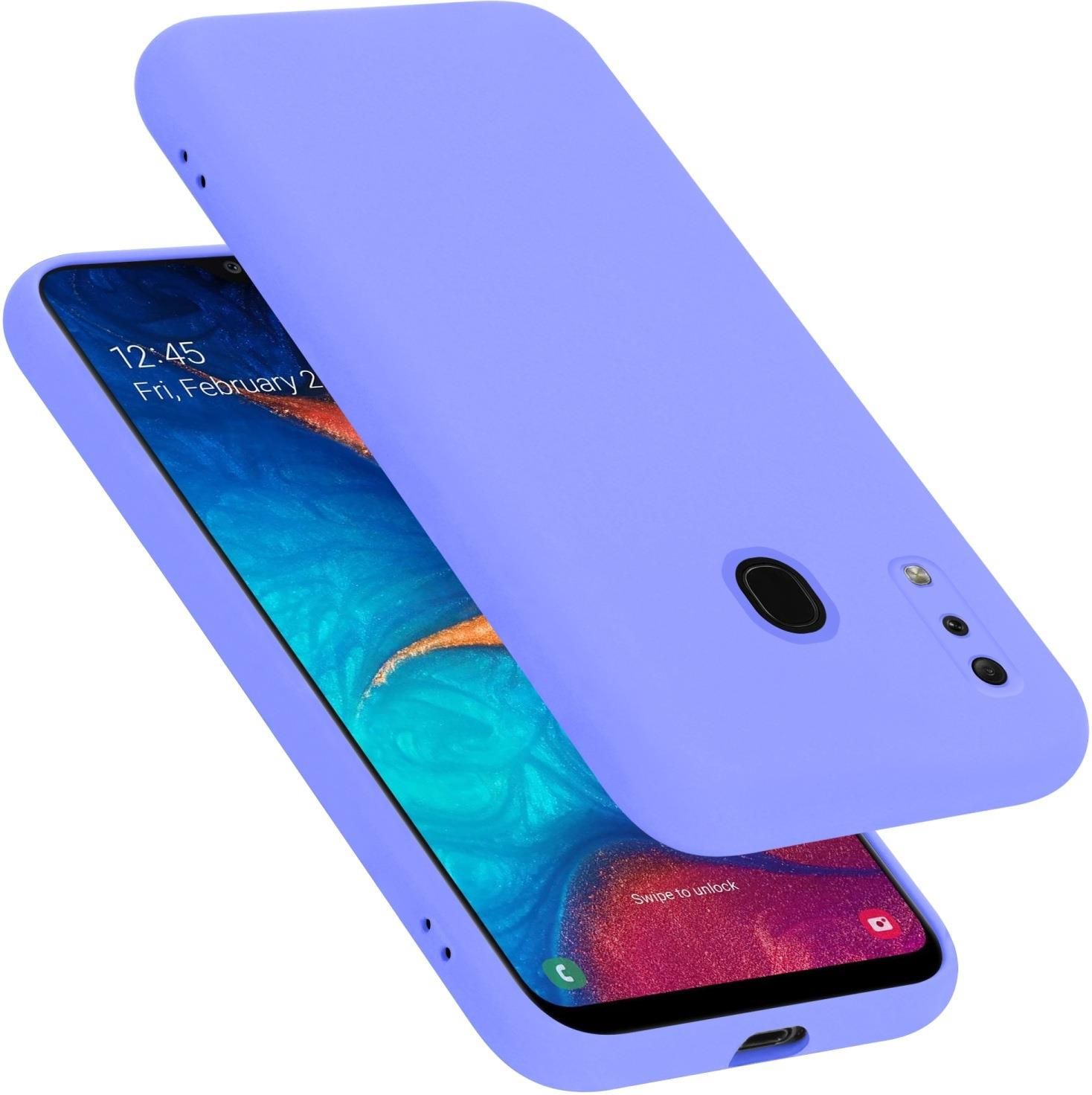 Cadorabo Etui Do Samsung Galaxy A20 A30 M10S W Kolorze Liquid Hell Lila ...