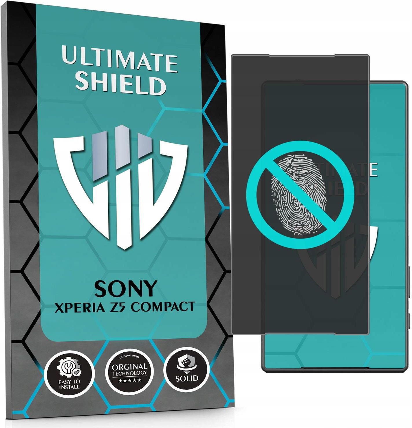 Ultimate Shield Najlepsze Szkło 5D Pełne Do Sony Xperia Z5 Compact ...
