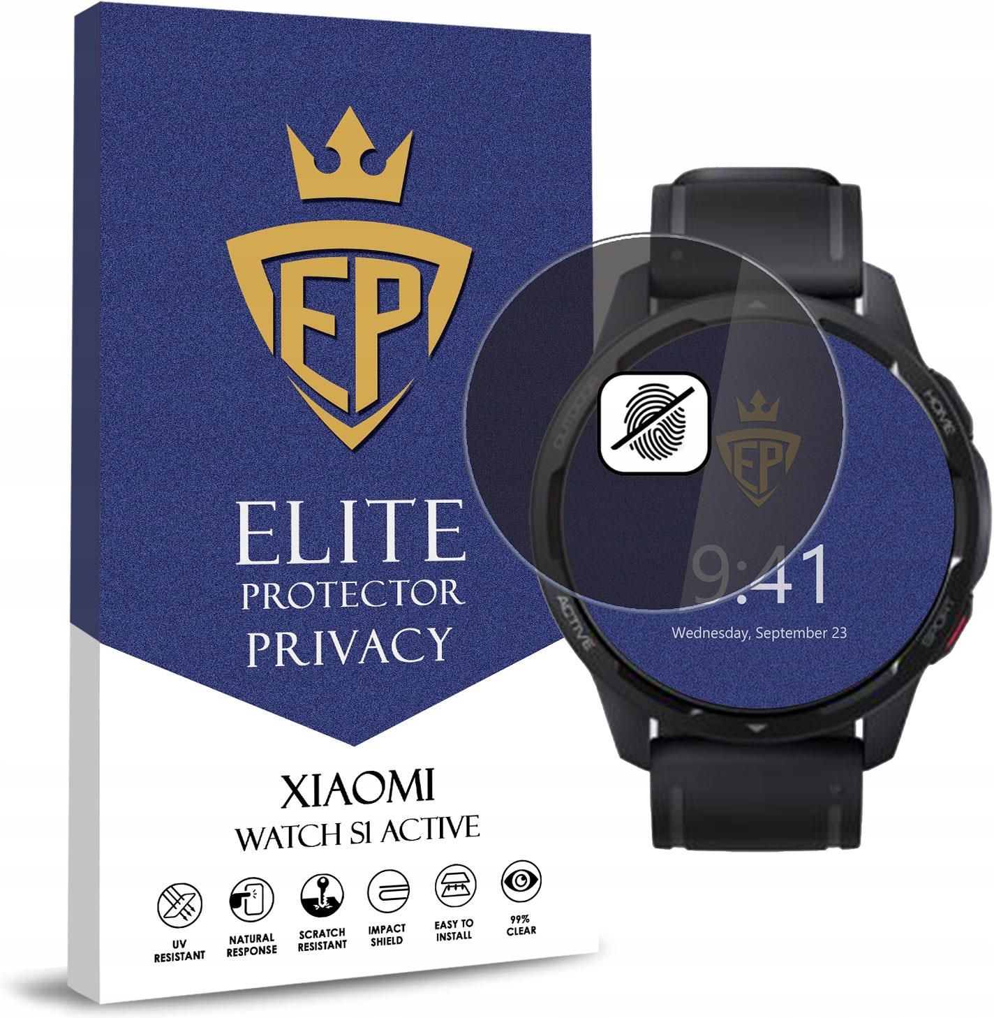 Elite Protector Szkło 5D Prywatyzujące Matowe Anti Spy Xiaomi Watch S1 ...