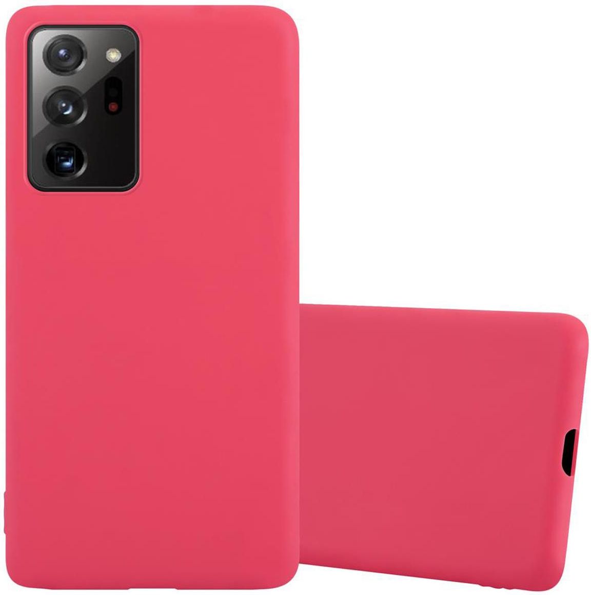 Cadorabo Etui Do Samsung Galaxy Note 20 Plus W Kolorze Candy Red ...