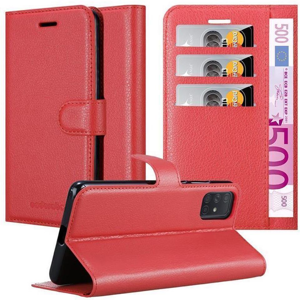 Cadorabo Etui Do Samsung Galaxy A71 W Kolorze Karmin Red Etui Na ...