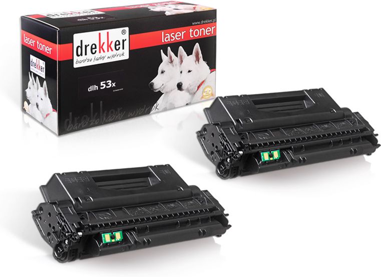 Drekker wkład laserowy hp 53X Q7553XD 2 pack czarny (DLH53XD) - Opinie ...