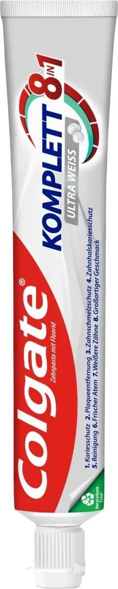 Colgate Palmolive Colgate Komplett 8 Ultra Weiss Pasta Do Zębów 75 Ml ...