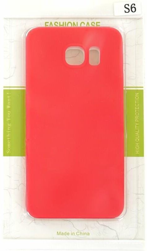 Mobileplus Silicone Case Fashion For Samsung S6 Red - Etui na telefon ...