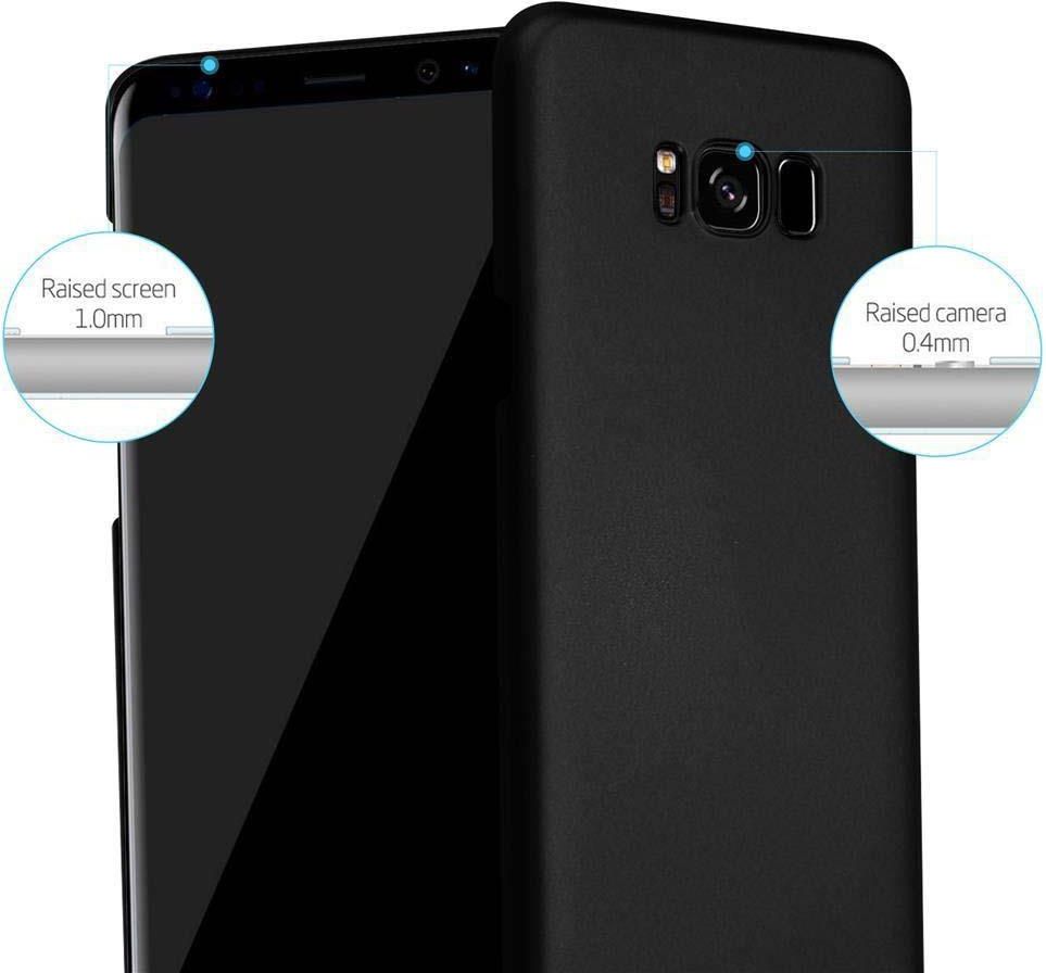 Cadorabo Pokrowiec Ochronny Na Samsung Galaxy S8 Plus W Czarnym Twardym ...