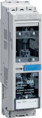 Bezpiecznik HAGER ROZłĄCZNIK BEZPIECZNIKOWY NH000 100A DO PLOMBOWANIA ...