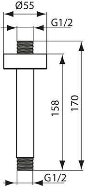 Ideal Standard IdealRain Ramię SUFITU 150mm B9446AA - opinie i ceny na ...