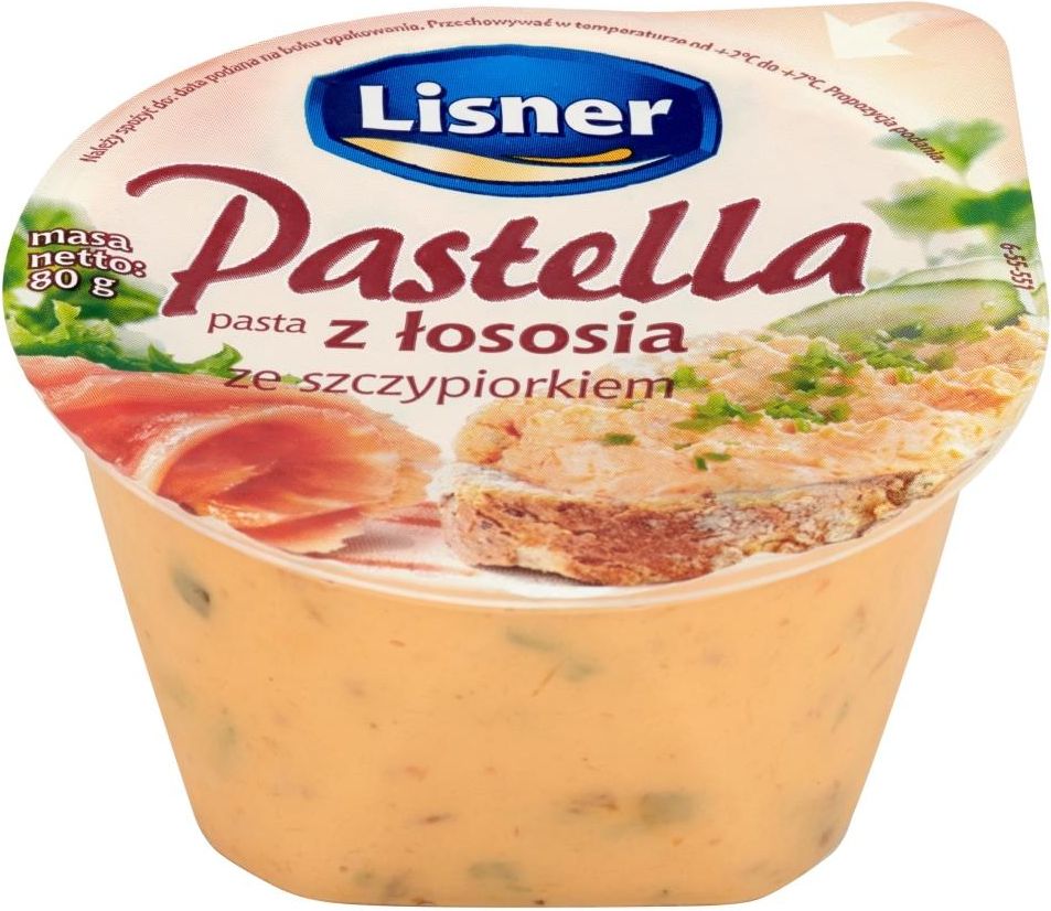 Lisner Pastella z łososia ze szczypiorkiem 80g - Ceny i opinie - Ceneo.pl