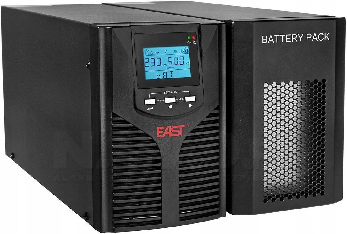 Zasilacz UPS East online 1kVA / 900W UPS1000-T-ON (UPS1000TON+1XBP3T3X9) - Opinie i ceny na Ceneo.pl