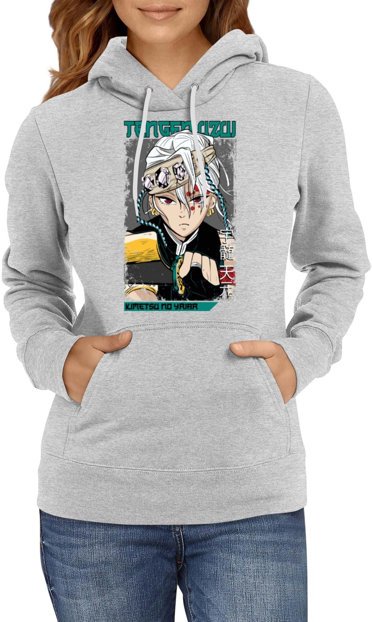 Uzui Sound Hashira Damska bluza z kapturem Sweatshirt Demon Slayer ...