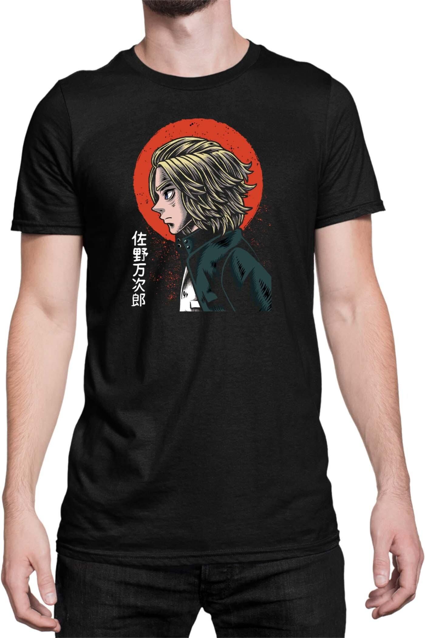 Manjiro Sano męska koszulka Demon Slayer Kimetsu no Yaiba Anime Manga ...