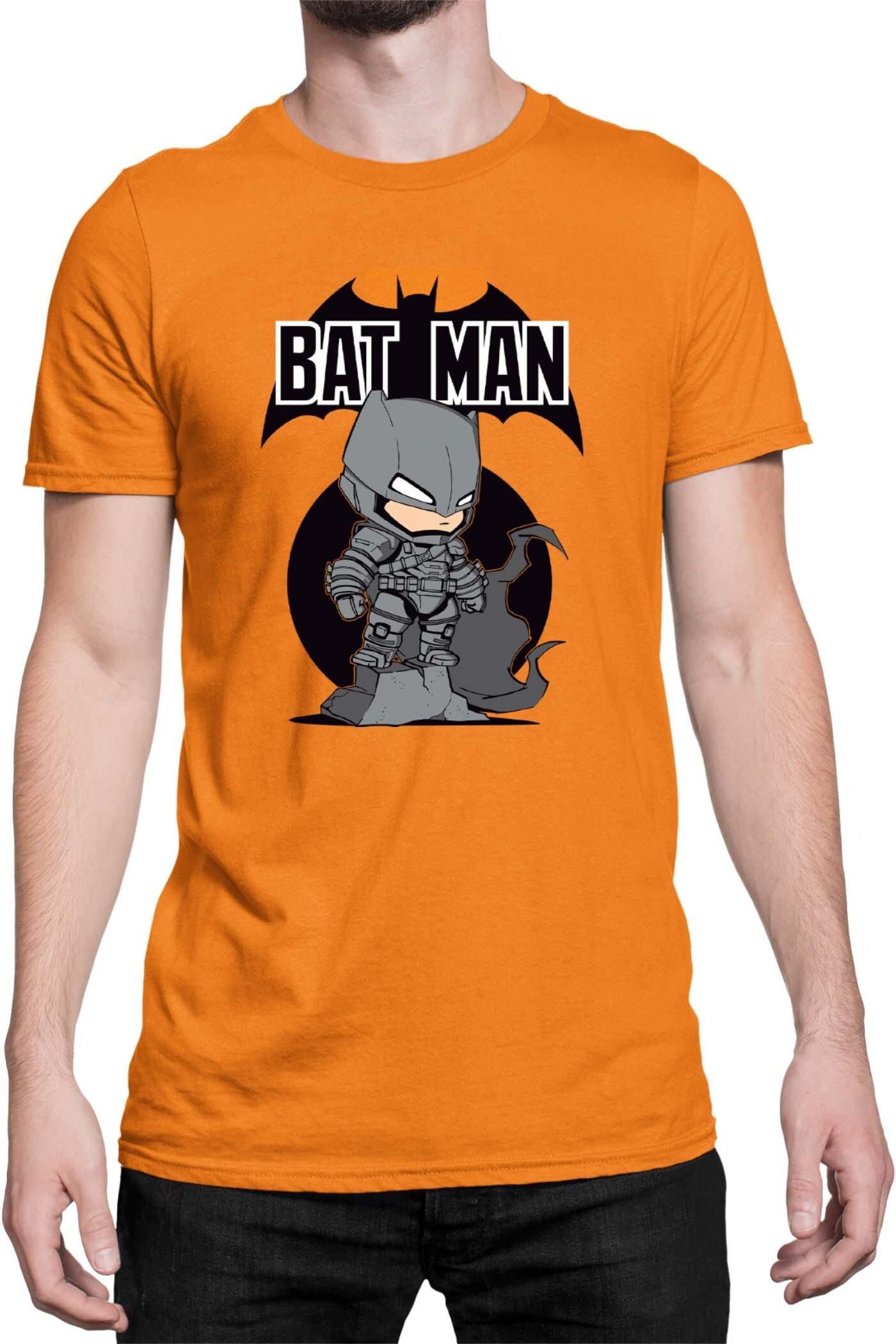 Chibi Dark Knight męska koszulka DC Comics Justice League Batman, Man ...