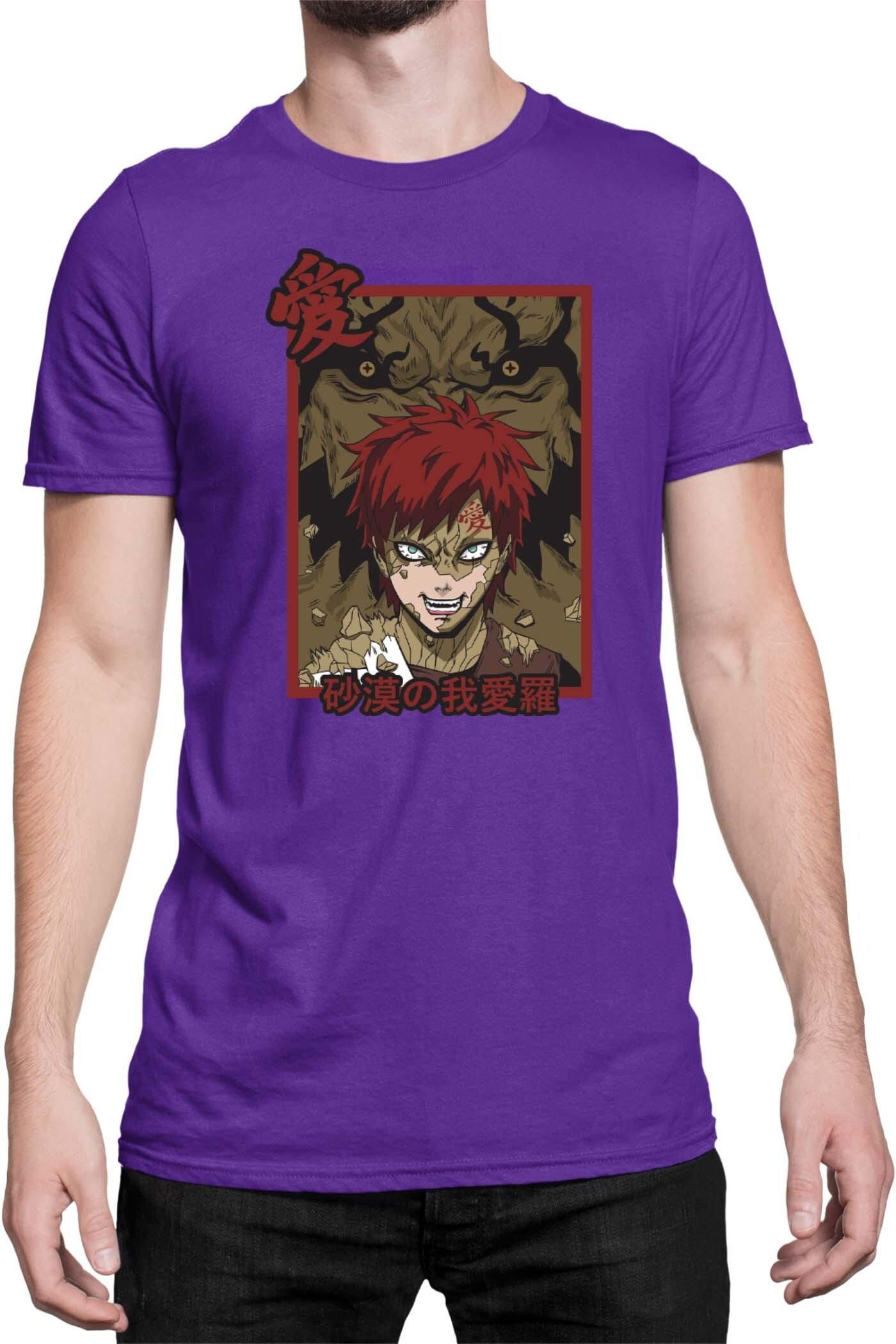 Gaara Shukaku męska koszulka Demon Slayer Kimetsu no Yaiba Anime Manga ...