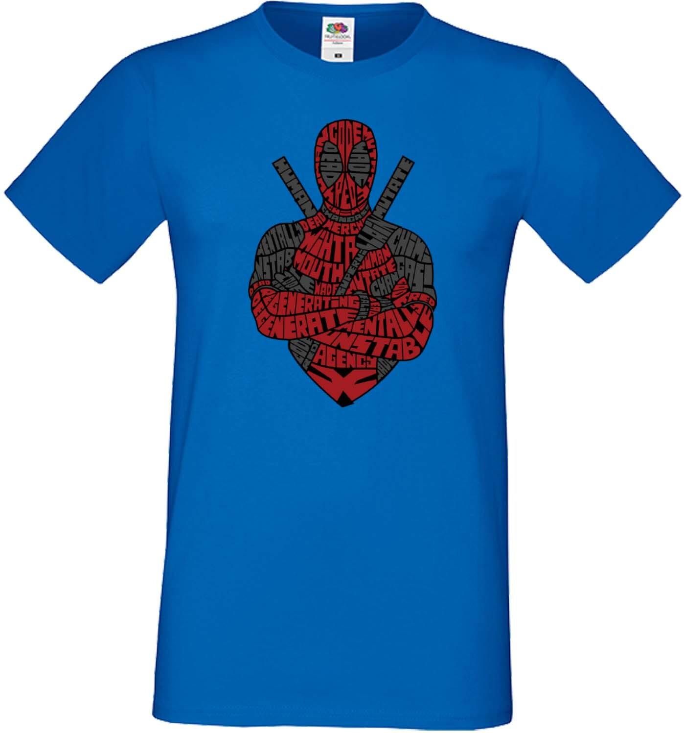 Wade Wilson Red męska koszulka Avengers Marvel Comics, Man XL ...