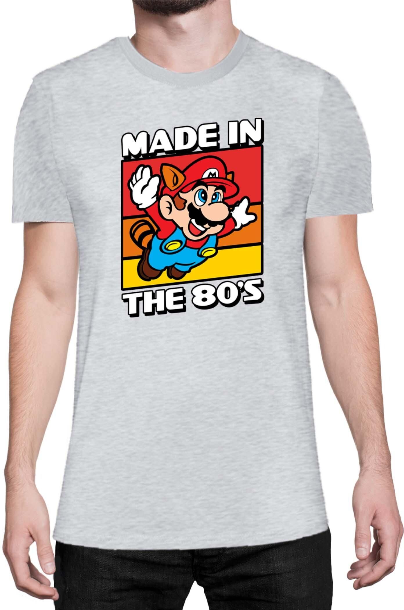 Mario Made In The 80s męska koszulka Super Mario Bros Luigi Bowser, Man ...